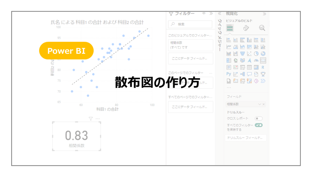 Power BI 散布図の作り方 | DataSeeds～データエンジニアの備忘録～